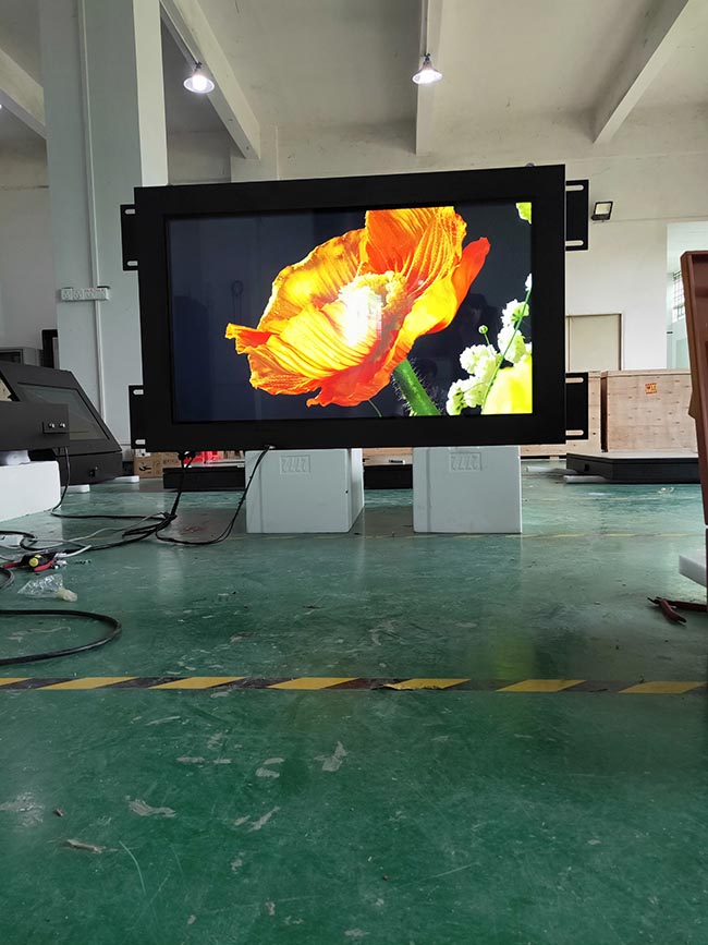 Outdoor 55 Inch digital Banner Stand free standing cheapest display