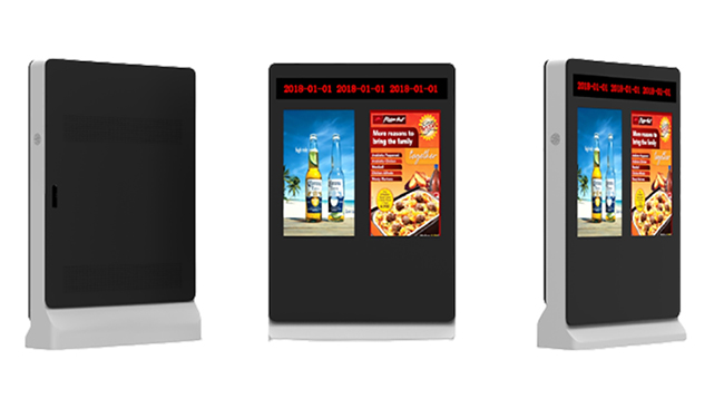49 inch outdoor digital totem digital touch screen signage display